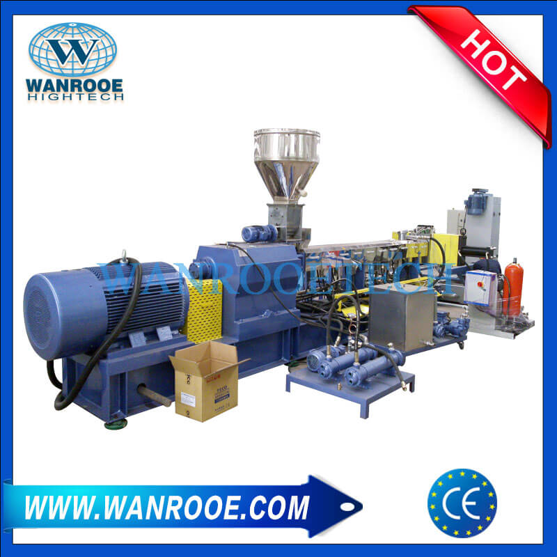 500Kg/h Modified Plastic Compounding Pelletizing Granulator Machine - WANROOETECH